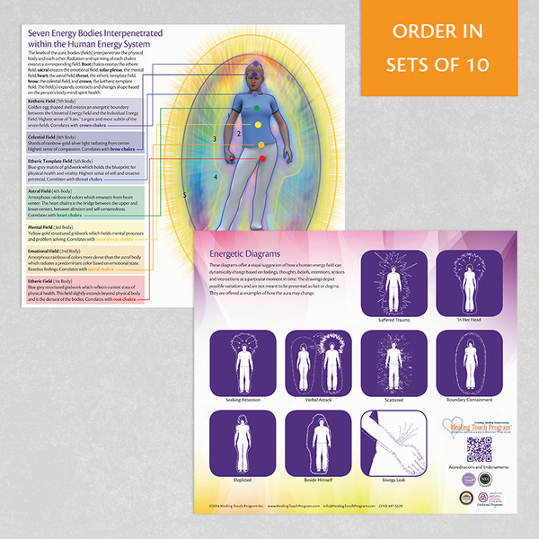 Energy Bodies and Energetic Diagrams (Set of 10) – Healing Touch Program Official Store